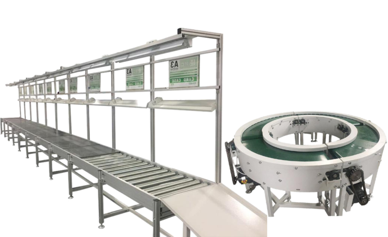Automatic operation belt conveyor system – ASSEMBLY LINE Automatic operation belt conveyor system – ASSEMBLY LINE